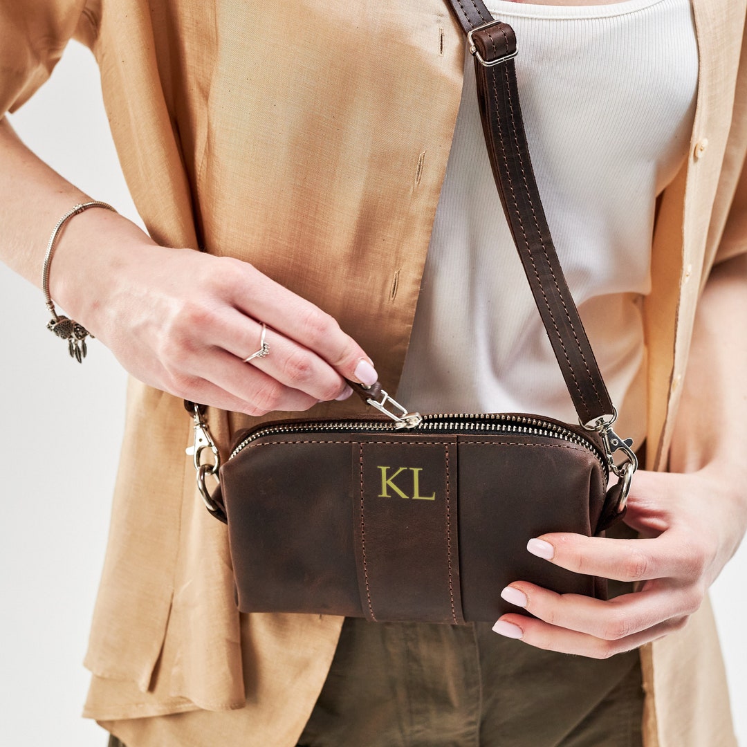 Leather Small Crossbody Bag for Women, Leather Mini Crossbody Bag ...