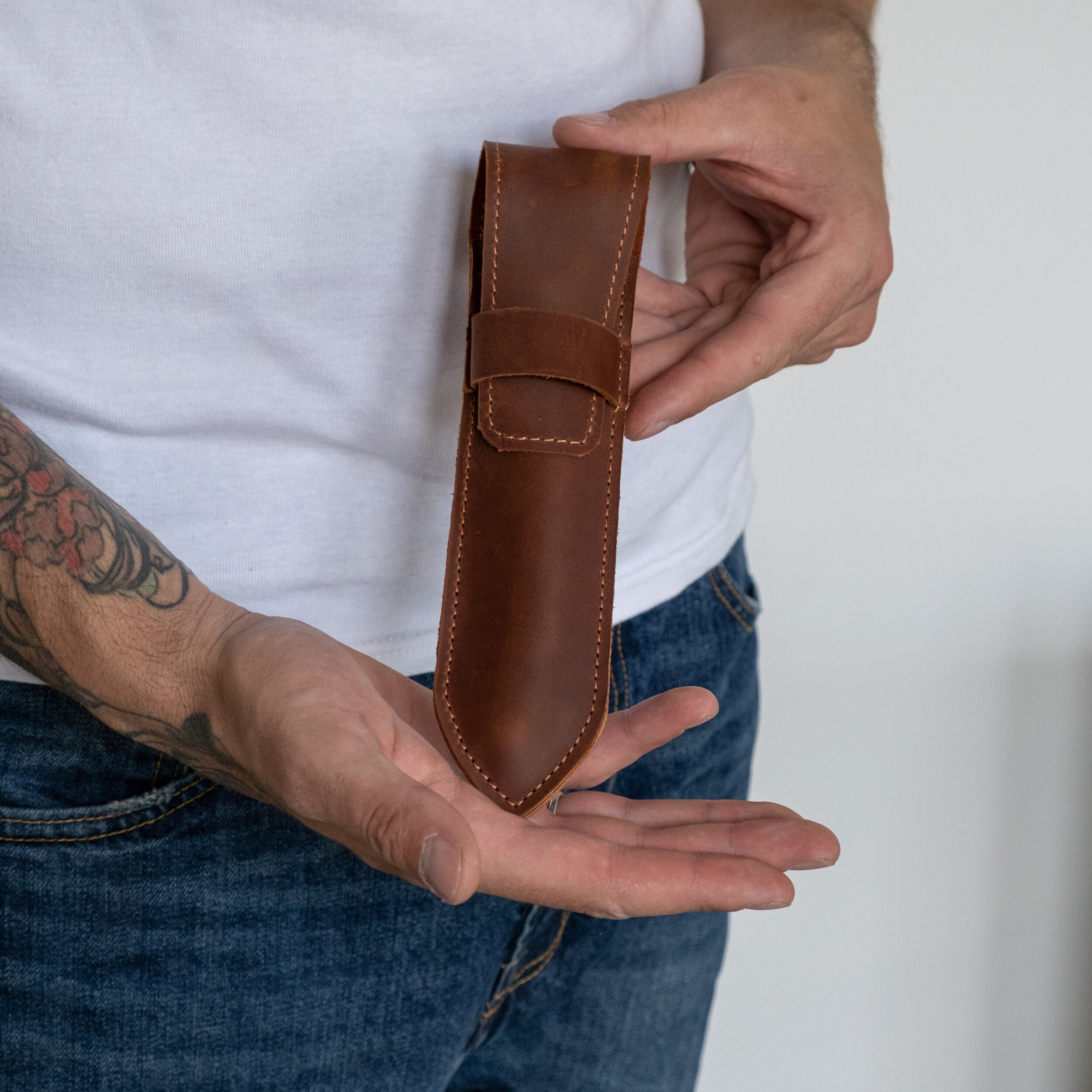 Leather Straight Razor Case Travel Straight Razor Case - Etsy