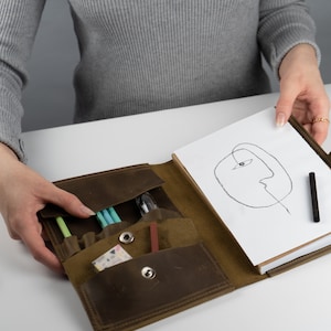 Custom Sketchbook Cover, Personalized Sketchbook, Sketchbook Cover A4 ...