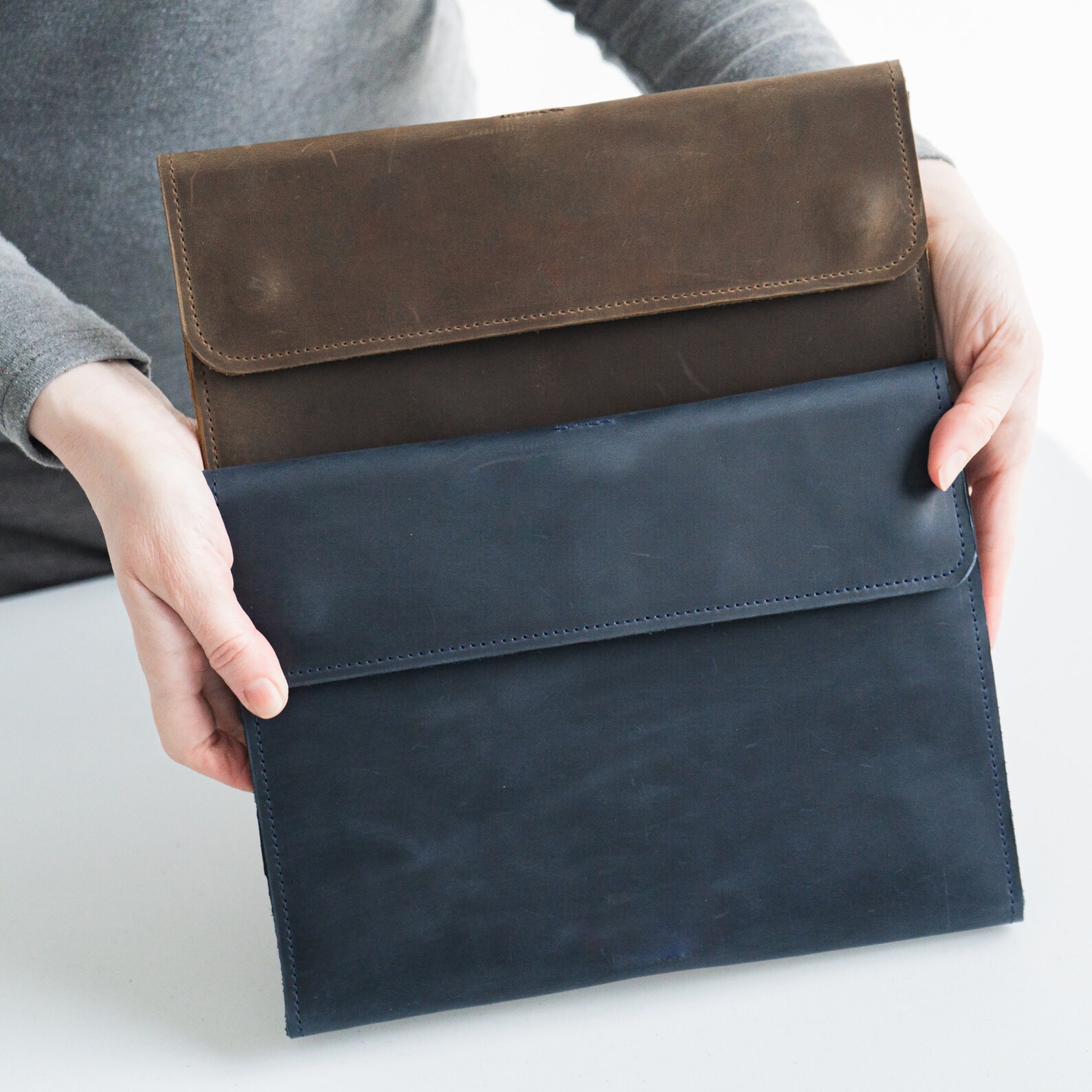 Leather iPad Portfolio Case, Christmas Gifts for Her Unique, Leather ...