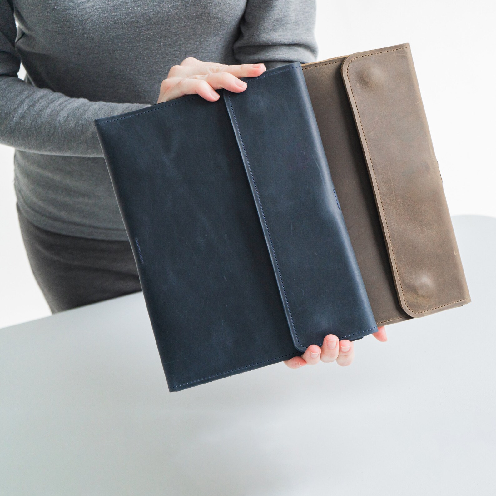 Leather iPad Portfolio Case, Christmas Gifts for Her Unique, Leather ...