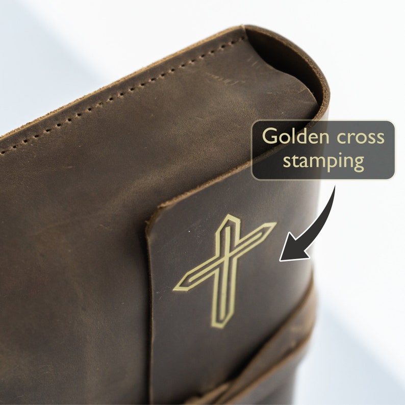 Leather Bible Cover Personalized, Custom Bible Cover for Women ...