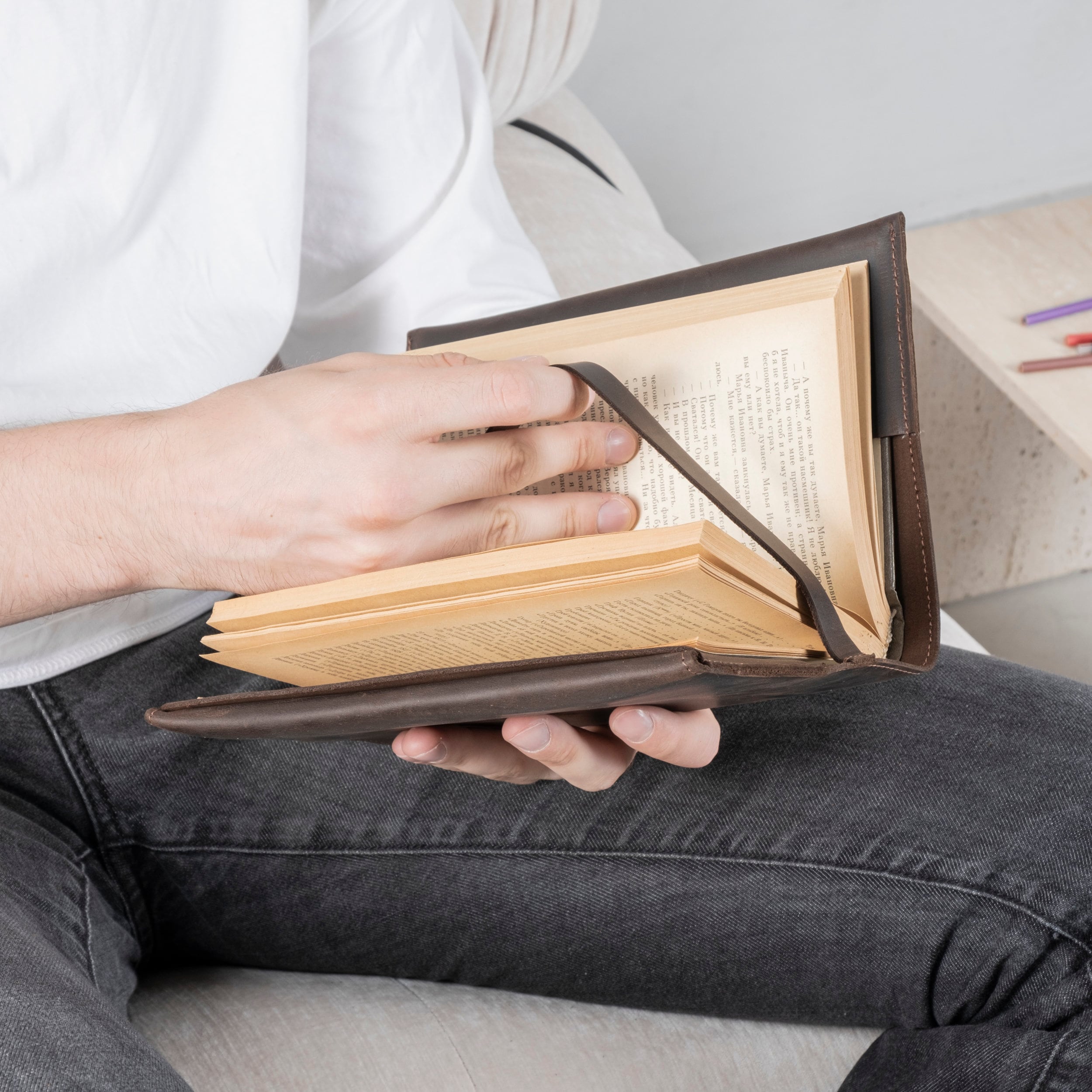 Engraved Book Cover, Leather Book Cover Personalized, Leather Book ...