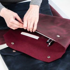 Leather Folder Paper Organizer, Custom Leather Folder, Leather Paper ...