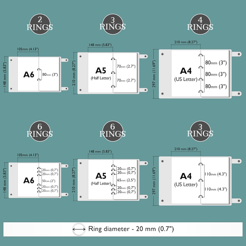 Leather 3 Ring Binder Personalized Custom 3 Ring Binder - Etsy