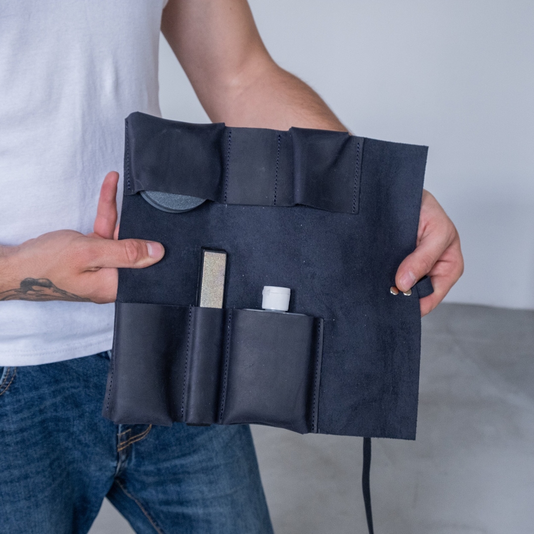Small Tool Roll, Small Tool Organizer, Leather Tool Roll, Leather Tool ...