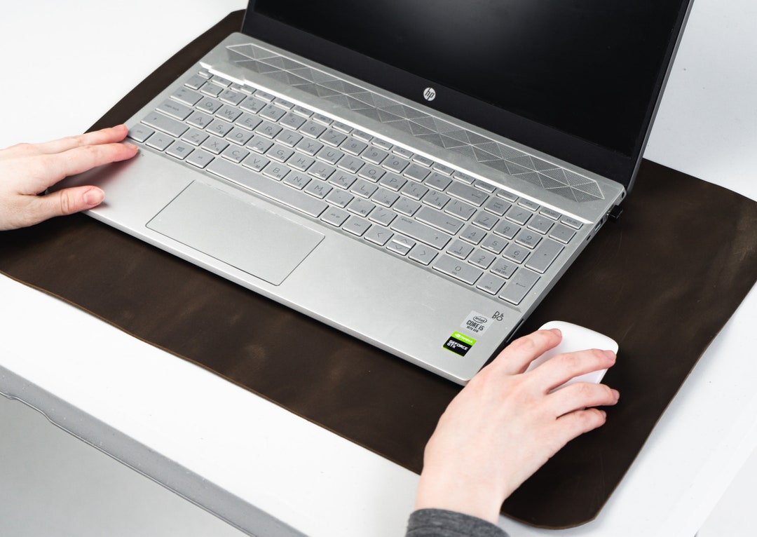 Brown Desk Mat, Leather Desk Mat Custom Size, Large Mouse Pad Custom ...