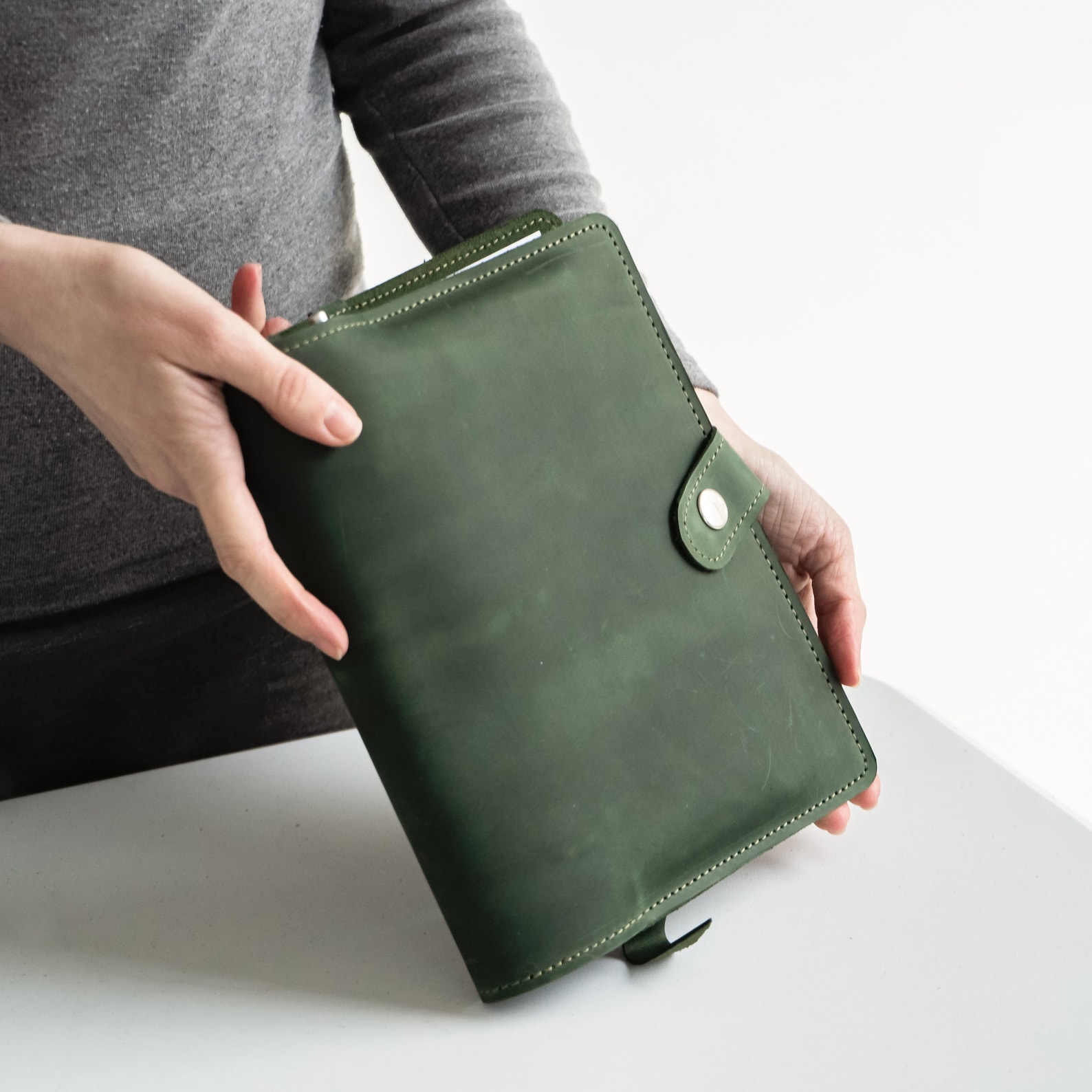 Leather 3 Ring Binder Personalized, Custom 3 Ring Binder, Leather 3 ...