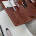 Leather Artist Roll, Artist Pencil Case Roll, Leather Pencil Roll ...