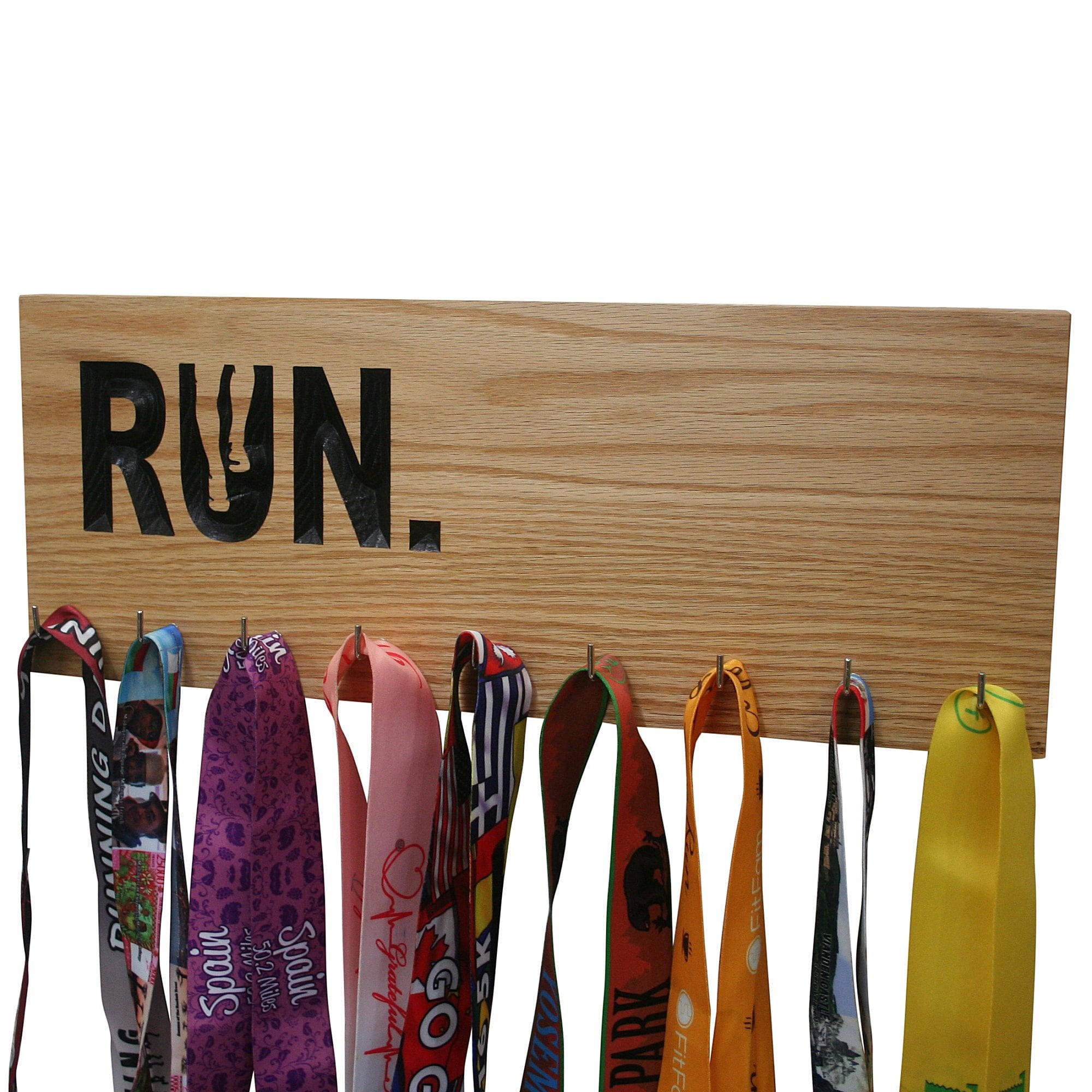 Display for Running Medal, Running Medal and Race Bibs Hanger, for Triathlon-marathon-running ...