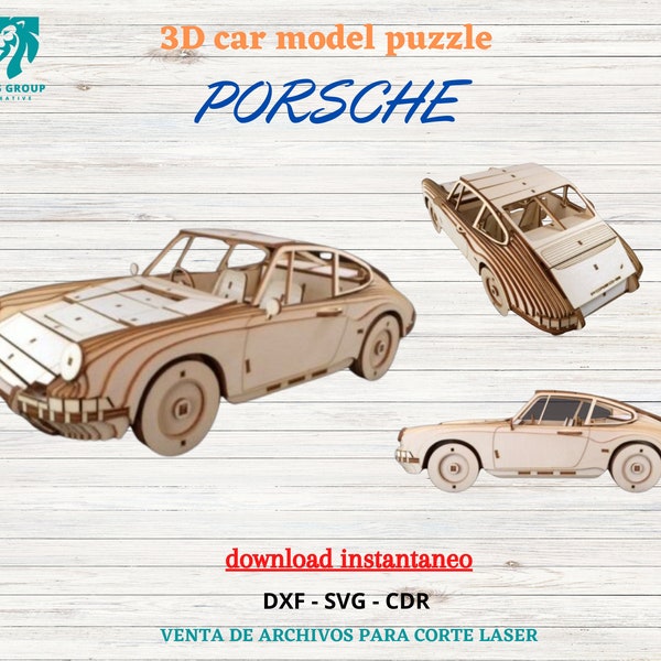 Laser porsche dxf - Etsy France