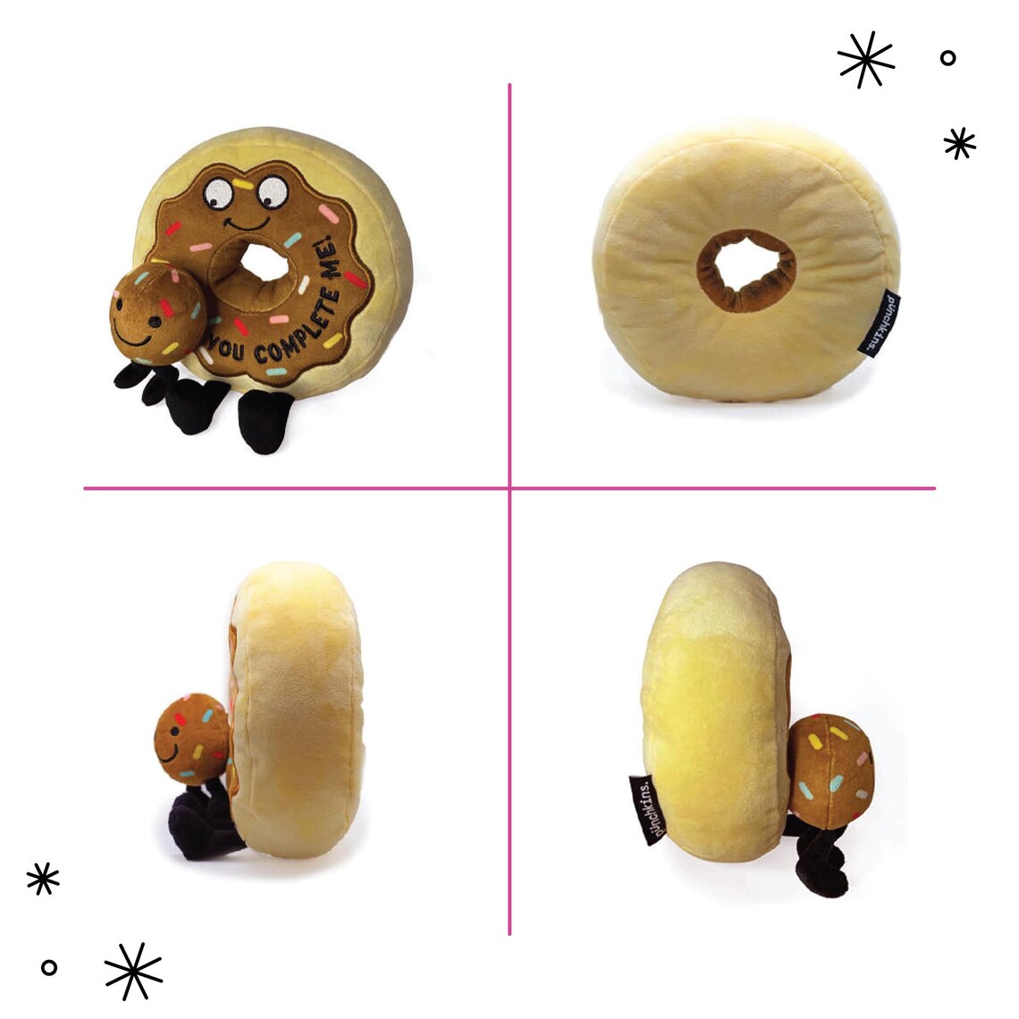 Punchkins Plush Gifts - "you Complete Me" Funny and Cute Plush Meme ...