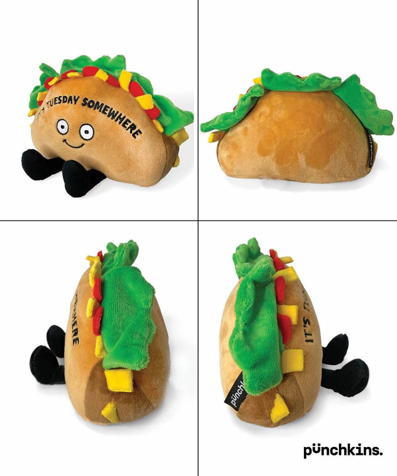 Punchkins Plush Gifts it's Tuesday Somewhere - Etsy