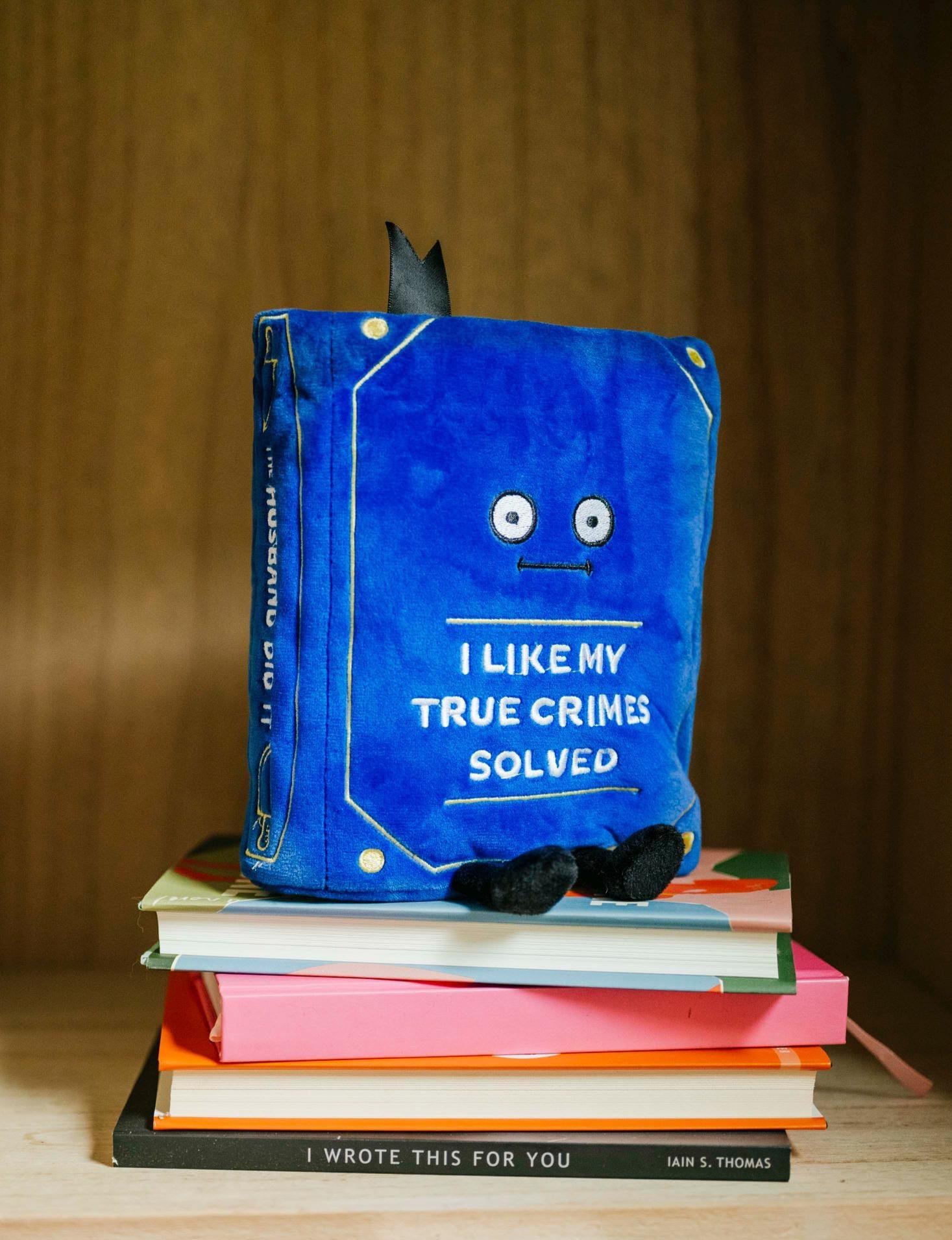 Punchkins Plush Gifts - True Crimes Book Plushie Funny Novelty Plush ...
