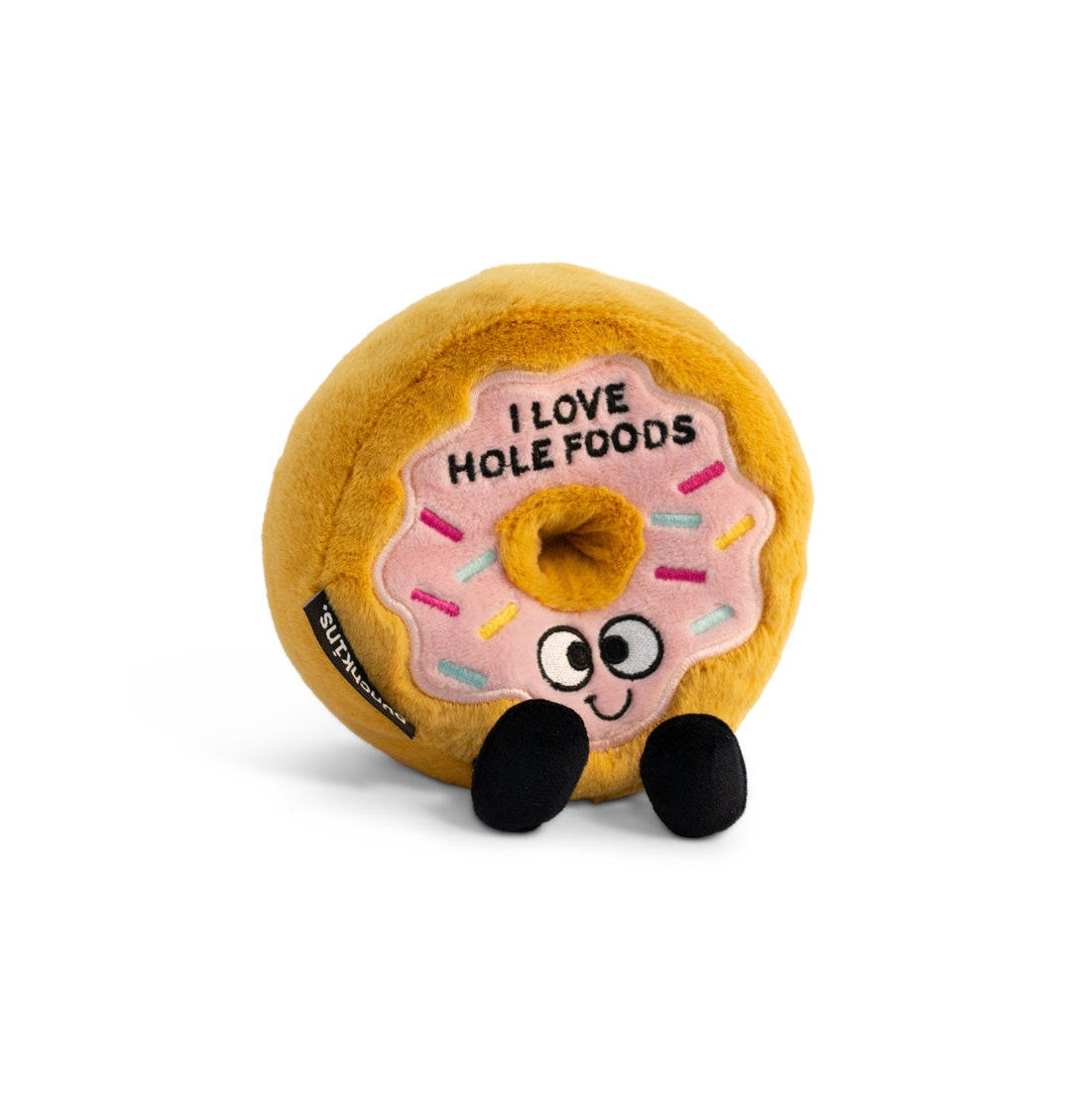 Punchkins Plush Gifts - "i Love Hole Foods" Cute Donut Plushie, Perfect ...