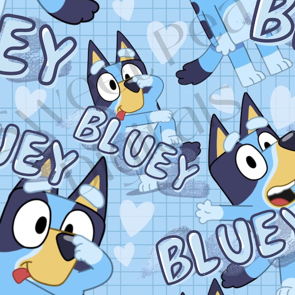 Bluey Gender Neutral Seamless - Etsy