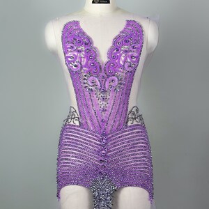 LINDA Full Rhinestone Bodice Appliqué - Etsy