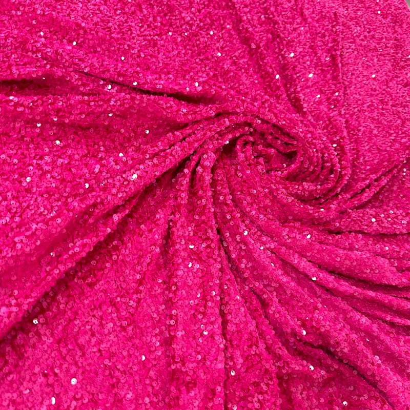 Hot Pink Prom Fabrics - Etsy UK