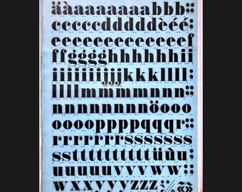 Dry Transfer Lettering - Etsy