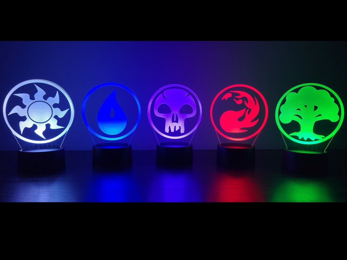 Magic: the Gathering Mana Symbol LED Light - Etsy