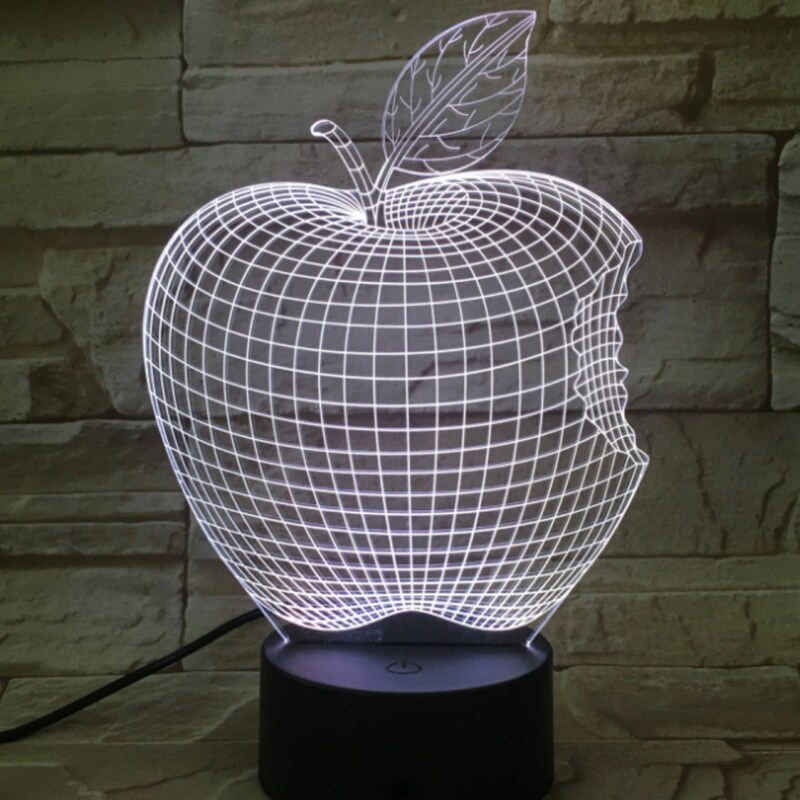 Apple Night Light - Etsy