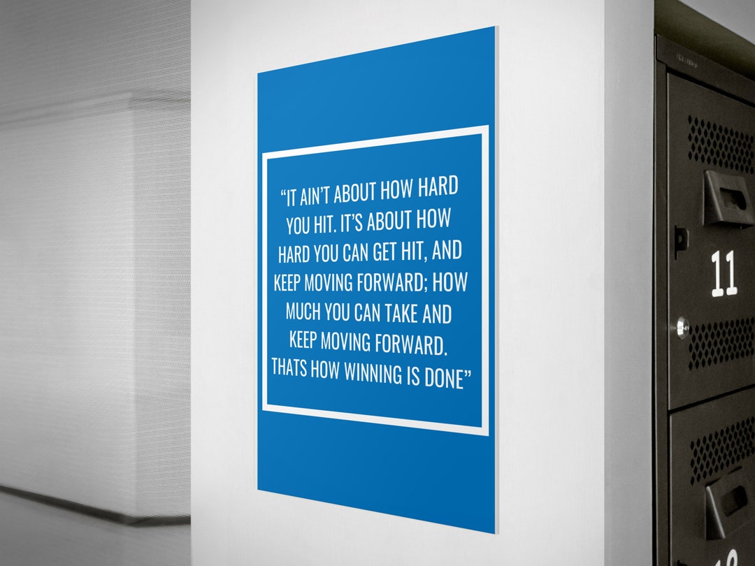 Motivational Wall Art Inspirational Quote Wall Decor Downloadable ...