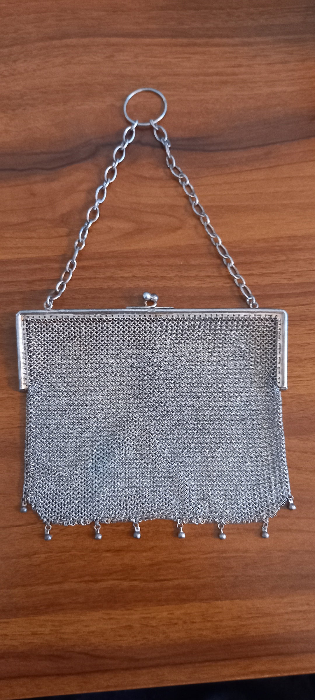 Sterling Silver Mesh Chain Mail Purse Circa 1931 - Etsy