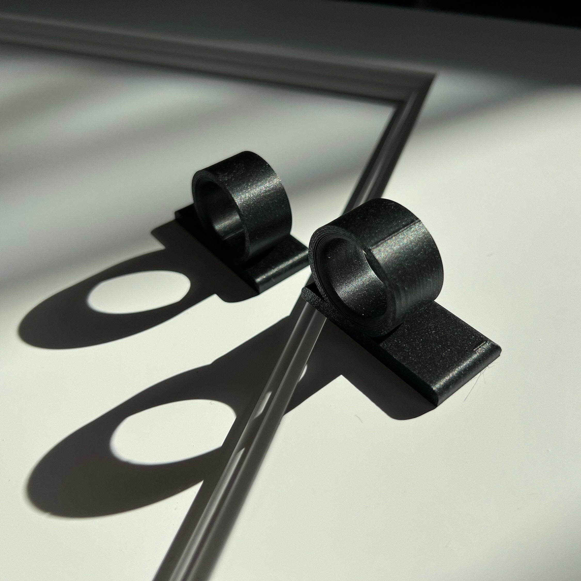 Self Adhesive Cabinet Pulls Offset Finger Loop sold in Pairs of 2 - Etsy