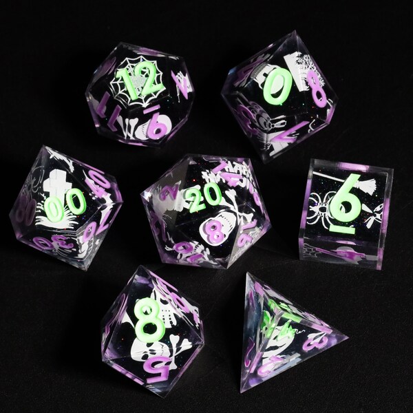 Glowing Dice - Etsy
