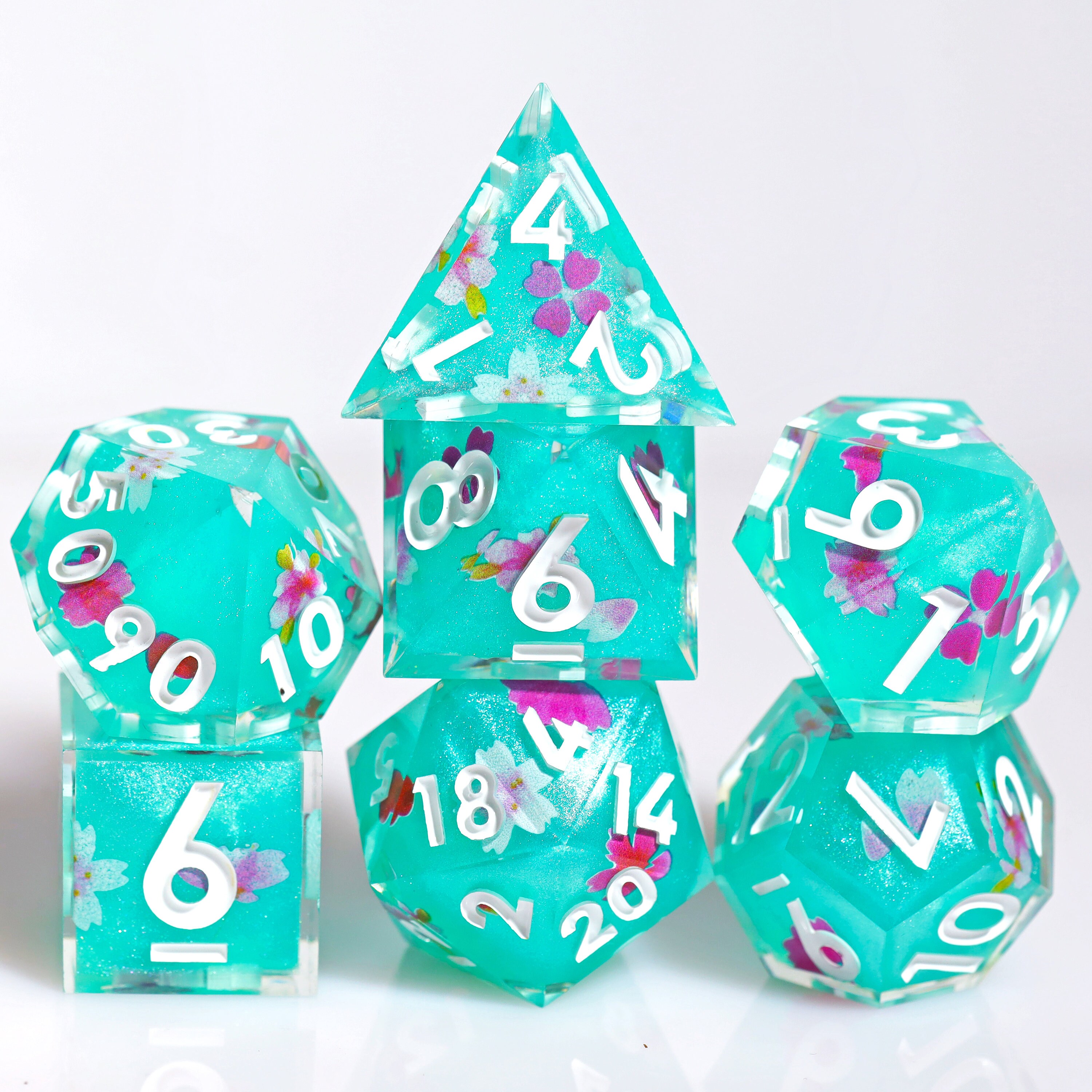 Layered Dice Sticker Theme DND Dice Polyhedral Dice Sharp Dice - Etsy