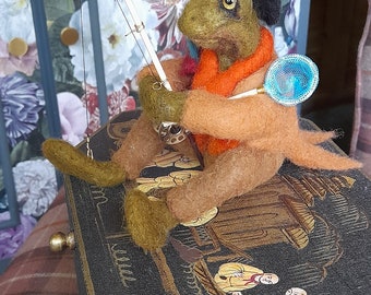 Needle Felted Toad Handmade Wool Toad Sculpture - Etsy