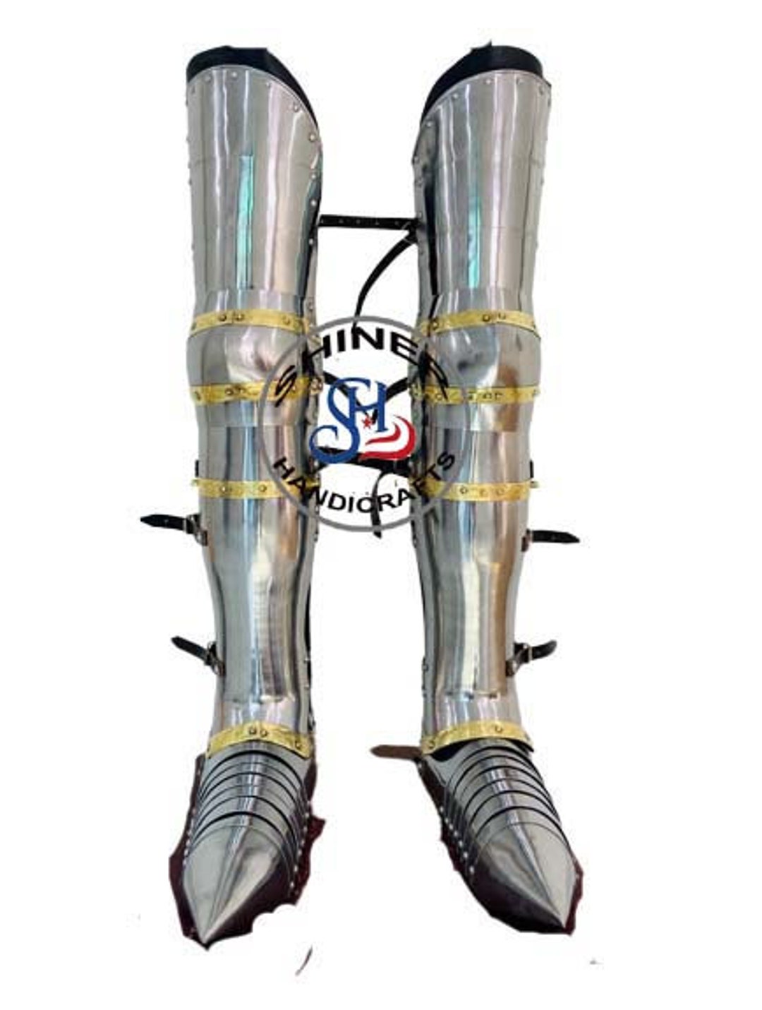 Medieval LARP Armor Full Leg Guard for Halloween Leg Armour - Etsy ...