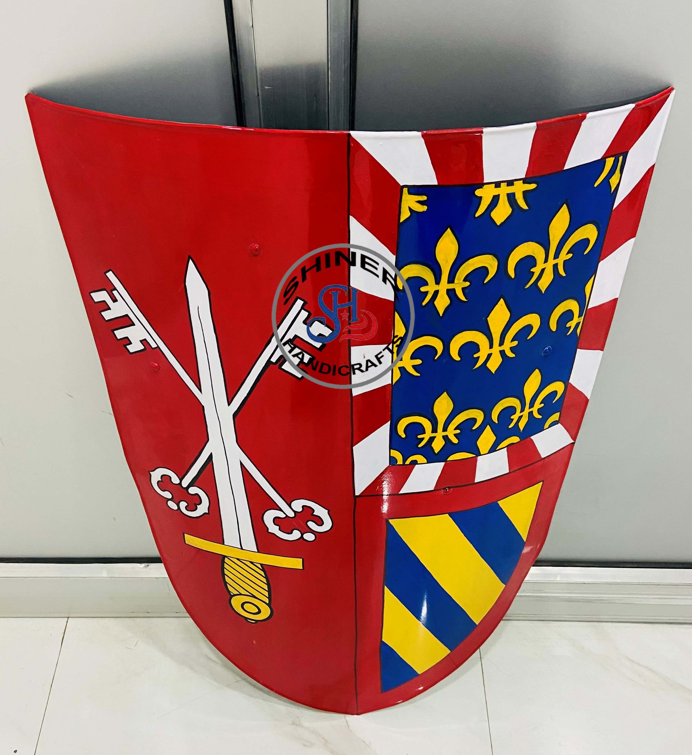 Medieval Knight Templar Shield Viking Battle Ready Shield Knight ...