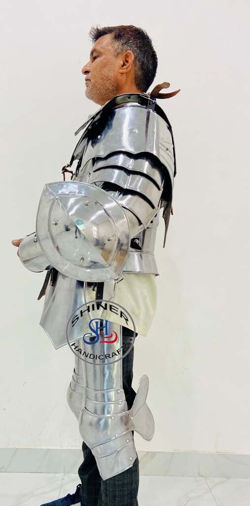 Medieval Half Suit of Armor Knight Breastplate Full Arm & Leg Armor ...