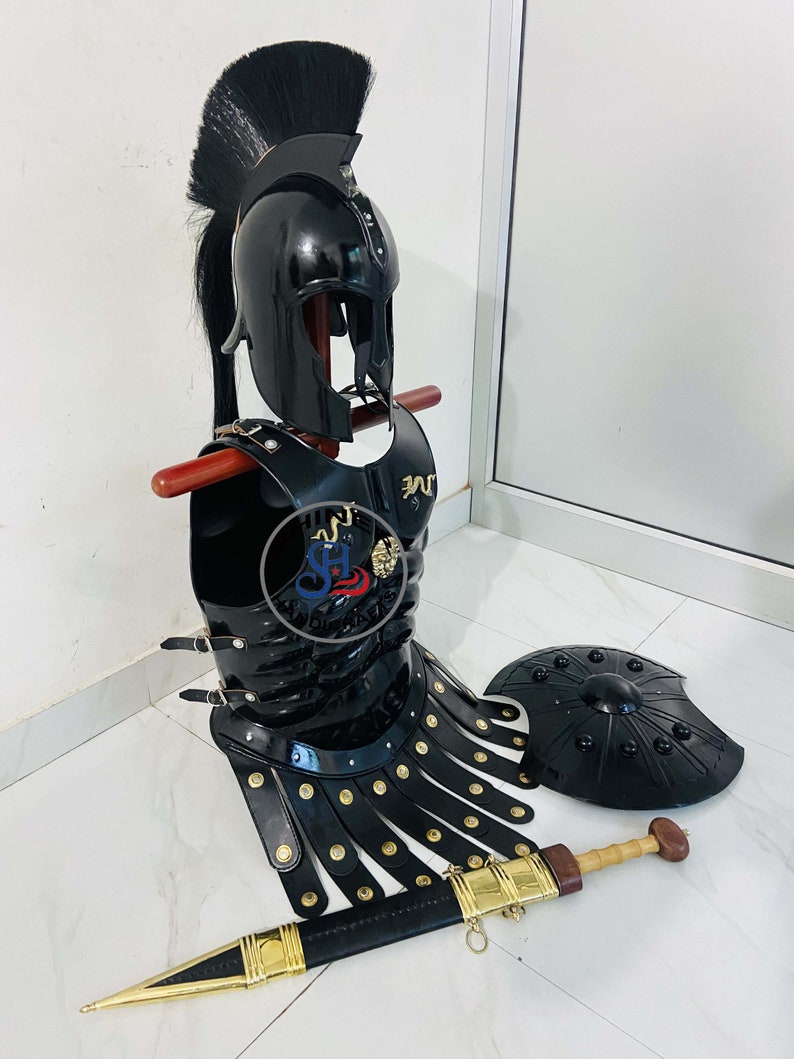 Medieval Muscles Jacket Troy Armor Suit Knight Spartan Half Body Armor ...