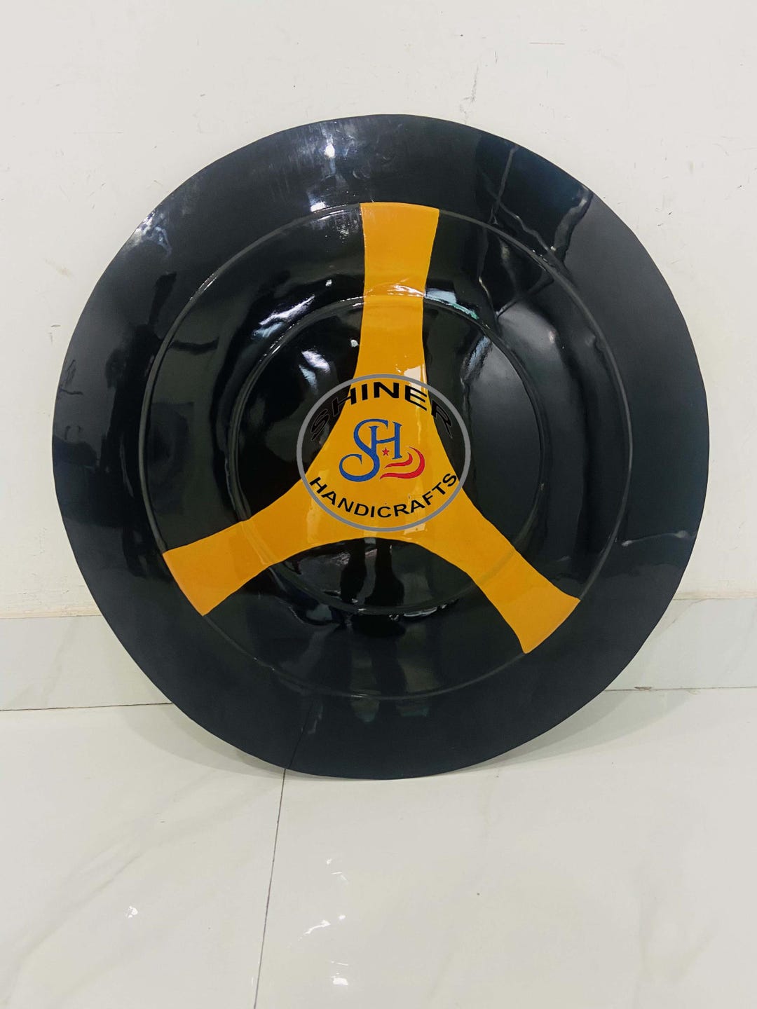 Medieval Taskmaster Shield Armor Steel Antique Viking Round Shield ...