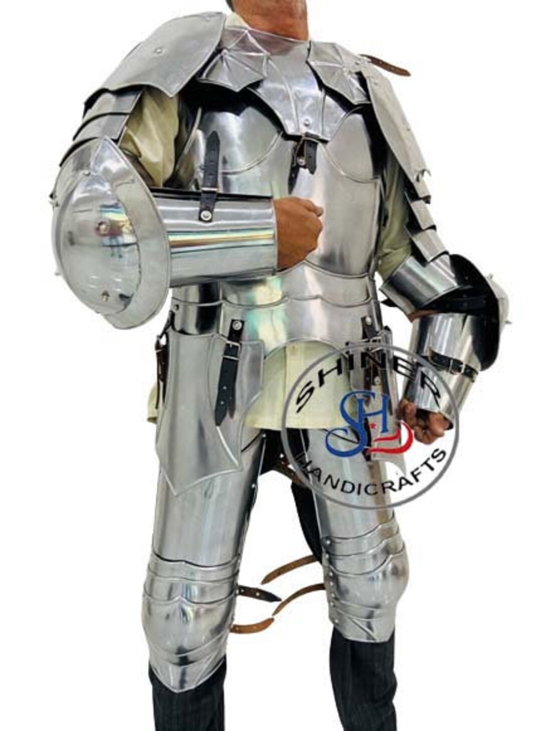 Medieval Half Suit of Armor Knight Breastplate Full Arm & Leg Armor ...