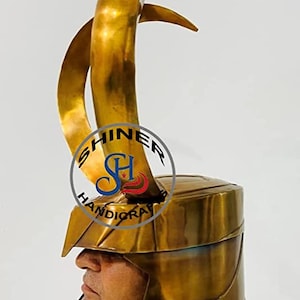 Medieval Armor Superhero Helmet Detachable Horns Movie Ragnarok Norse ...