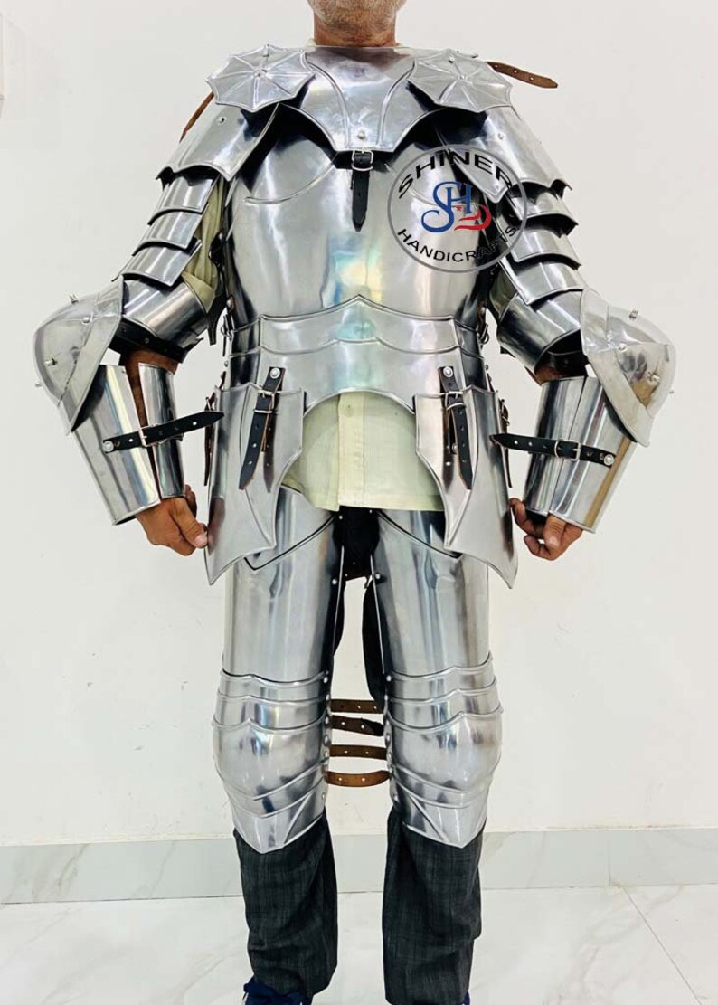 Medieval Half Suit of Armor Knight Breastplate Full Arm & Leg Armor ...