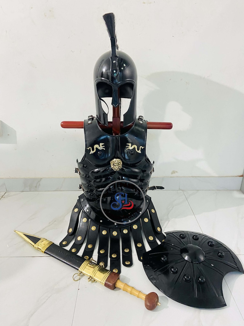 Medieval Muscles Jacket Troy Armor Suit Knight Spartan Half Body Armor ...