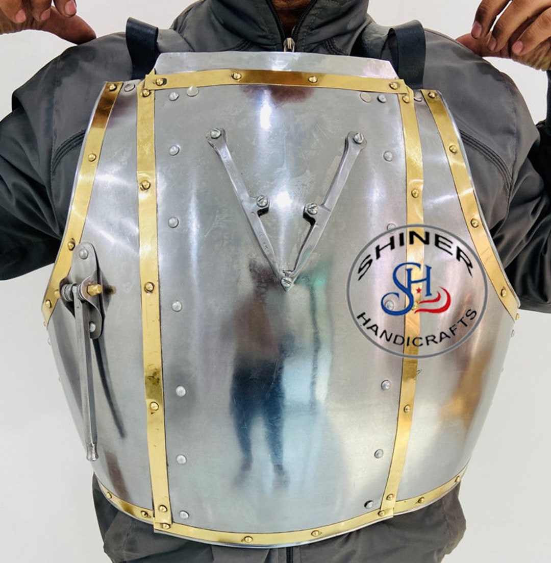 Medieval Roman Chest Armor Knight Jacket Steel Plate Cuirass ...