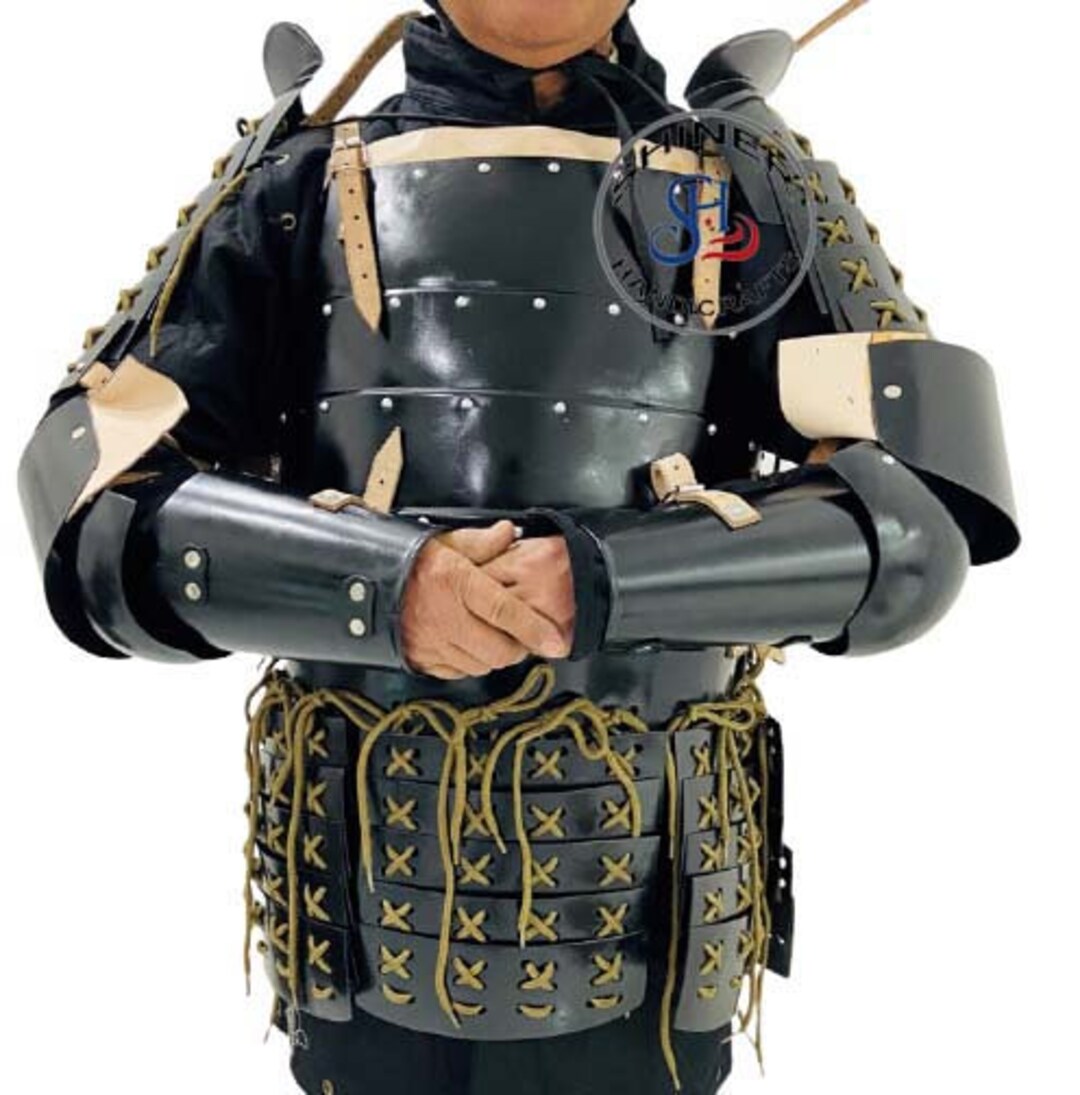 Medieval Samurai Japanese Half Suit of Armor Knight Breastplate & Full ...