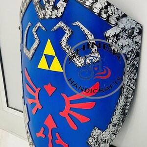 Medieval Legend of Zelda Shield Viking Hylian Shield Wooden Blue Shield ...
