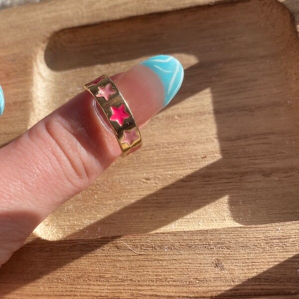 Preppy Ring - Etsy