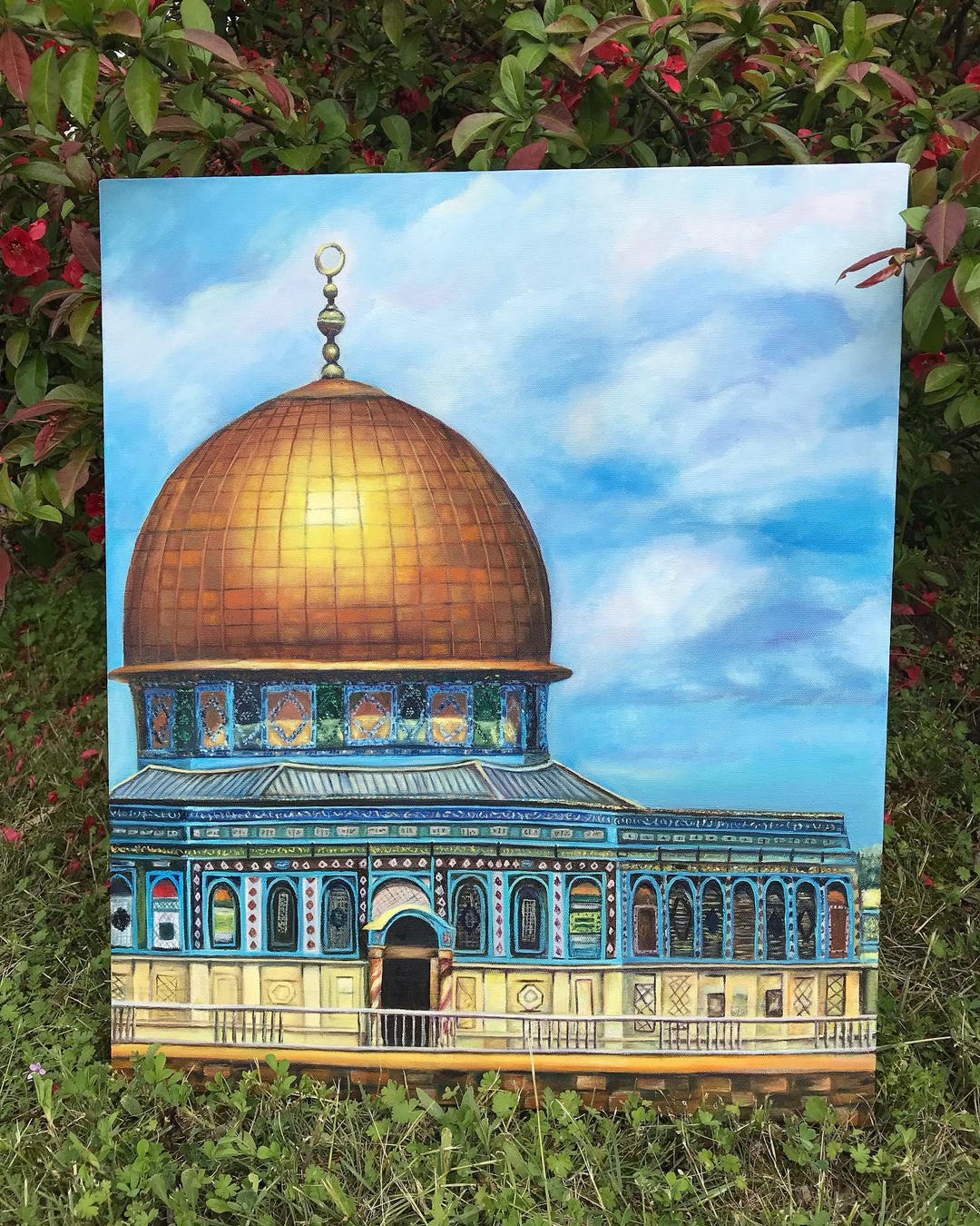 Kubbetussahra,dome of the Sahara Painting,religious Table,original Wall ...