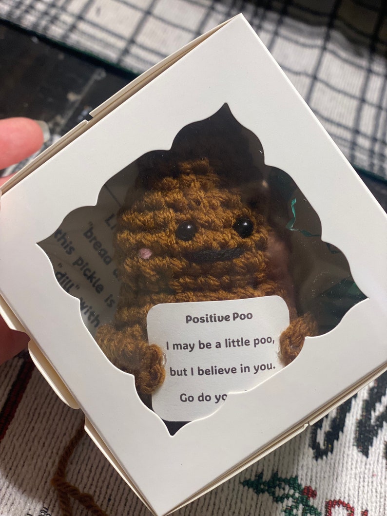 Positive Poo Crochet Hand Made - Etsy