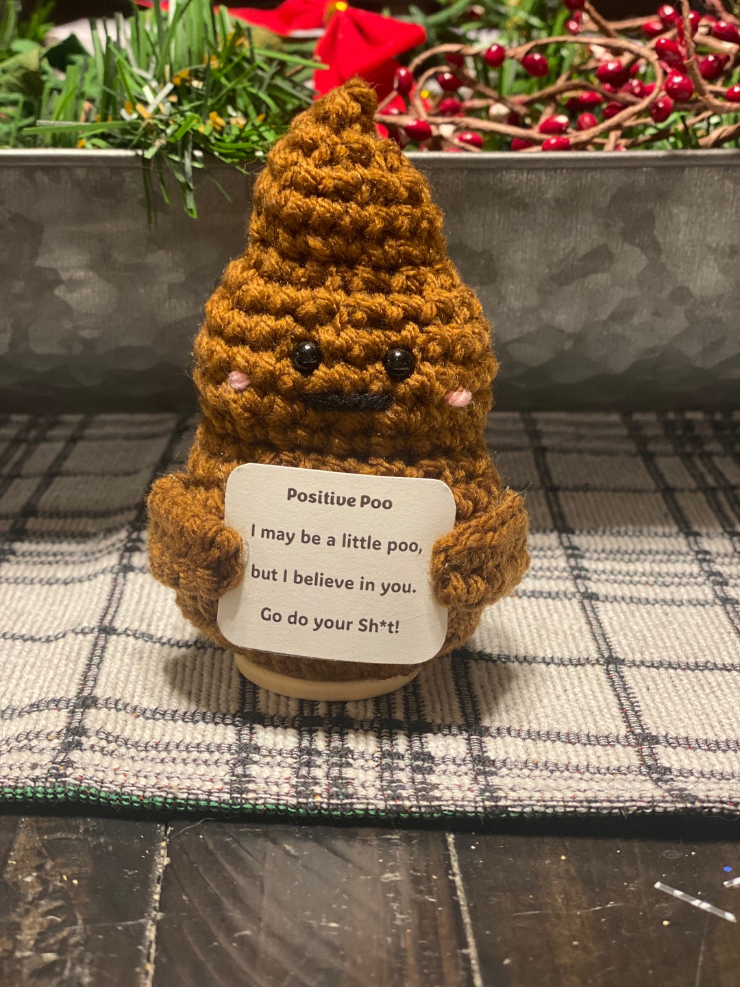 Positive Poo Crochet Hand Made - Etsy