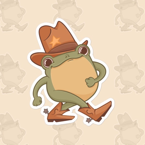 Waterproof Cowboy Frog - Etsy