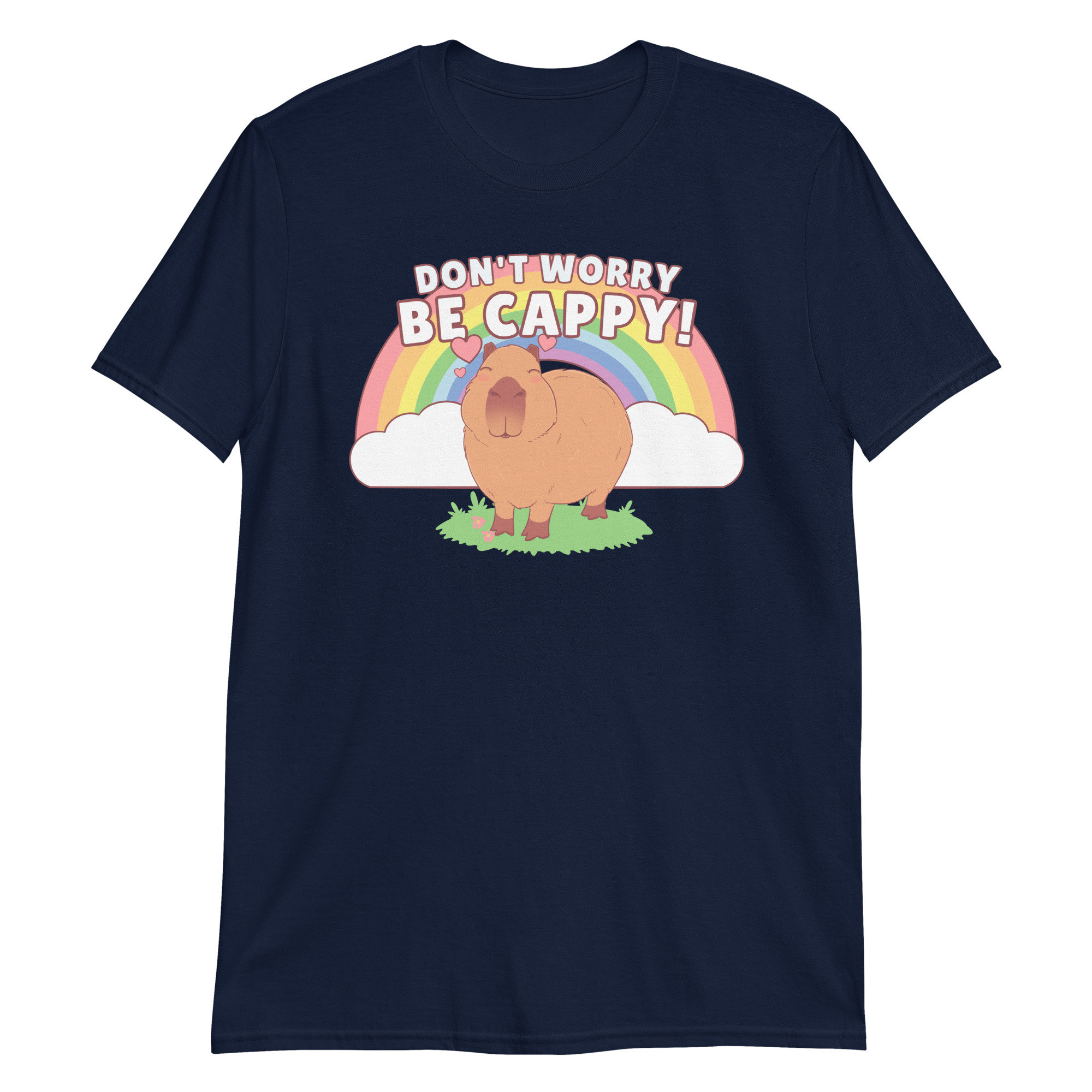 Be Cappy, Capybara Camiseta unisex, camiseta divertida de juegos de ...