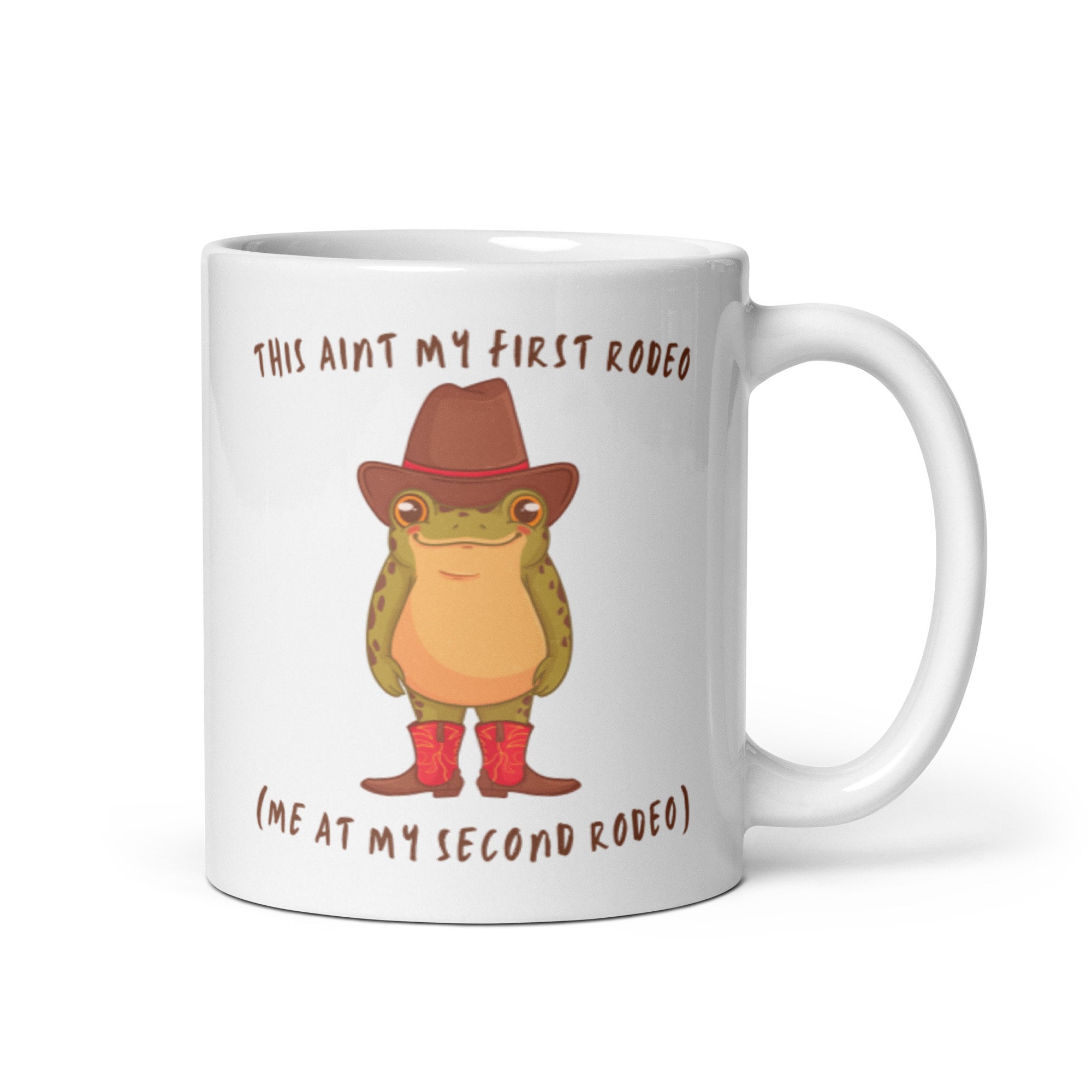 Rodeo Frog Coffee Mug Frog Mug Funny Meme Rodeo Coffee - Etsy